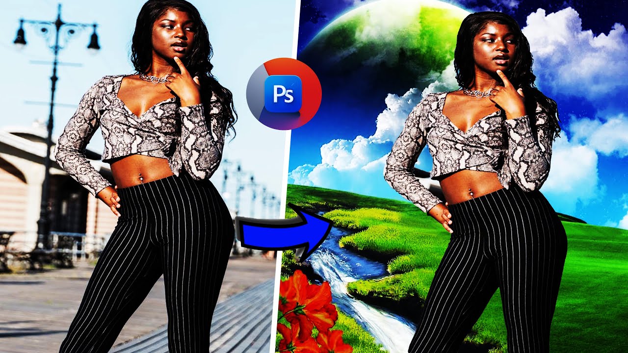 Photoshop Tutorial : How to Change Background Using Channel Quickly ...