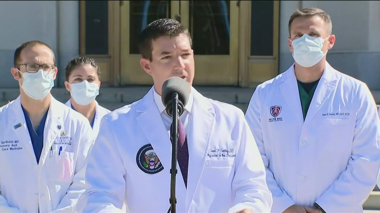 NEWS CONFERENCE: President's physician gives update on condition ...