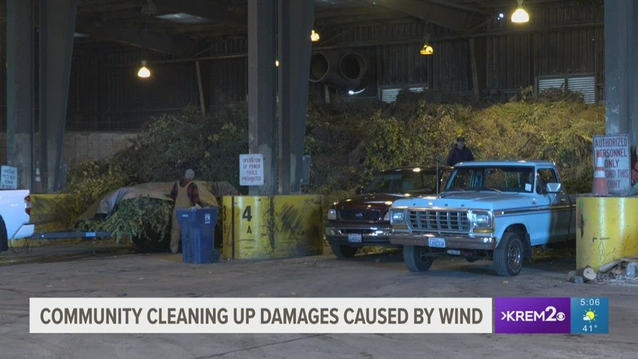 Long lines form into Spokane waste facility as people recover from ...