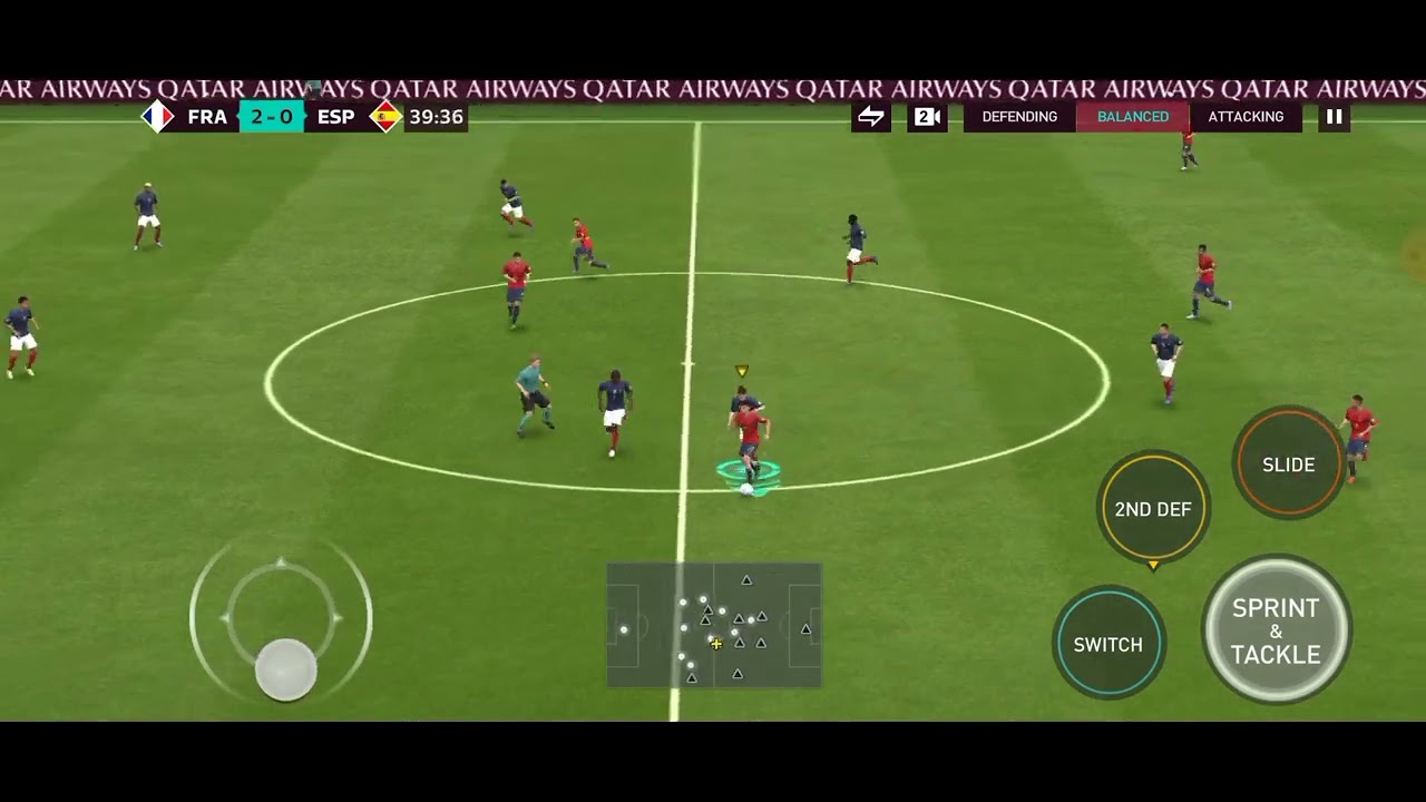 FIFA MOBILE Word CUP France vs Espania part 6 - YouTube
