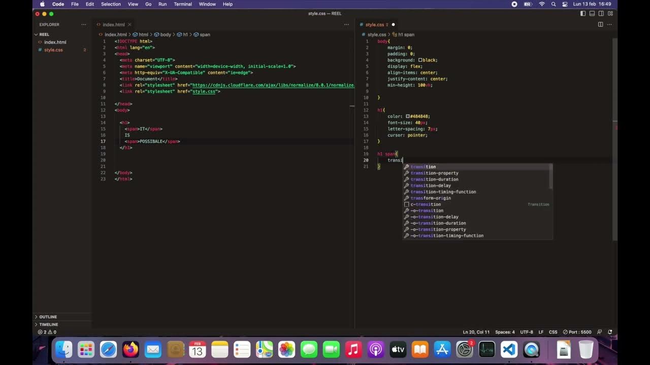 Text Glow Effect using HTML and CSS - YouTube