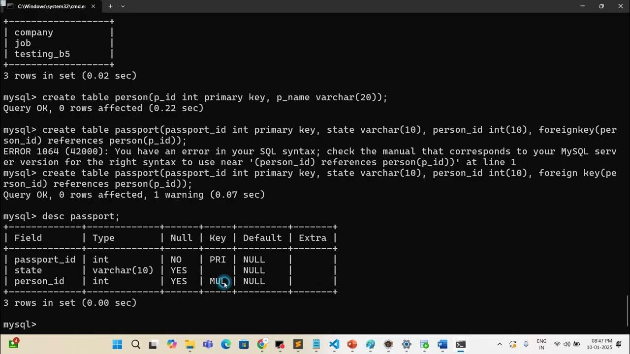 Batch6 MYSQL JOINS - YouTube