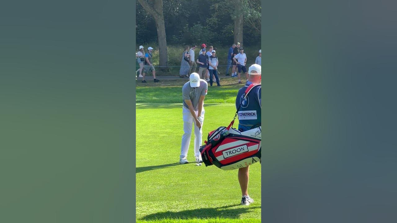 Matt Fitzpatrick Pitching Golf Ball at BMW Championship 2023 - YouTube