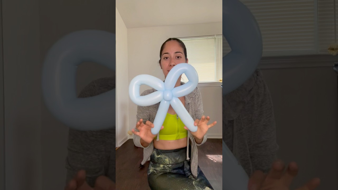 Bow with balloon 260 / moño con globo 260 - YouTube