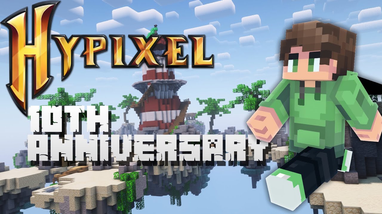 Celebrating Hypixel's 10th Anniversary! | Bedwars and Other Minigames! - YouTube