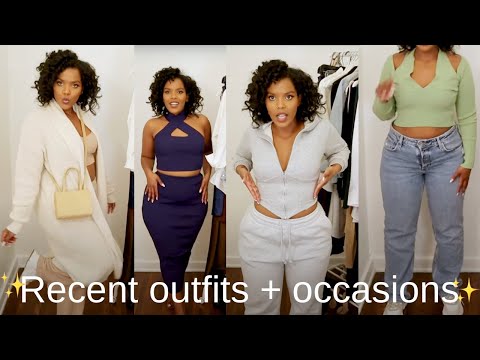 Tiktok series: Recent outfits + Occasions January 2022 Curvy Fashion