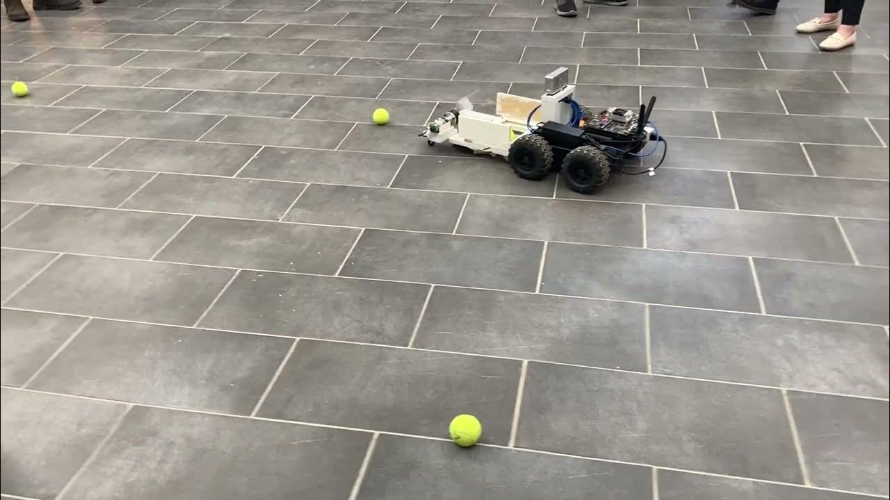 2023 University Capstone Project - Autonomous Tennis Ball Collecting Robot - YouTube