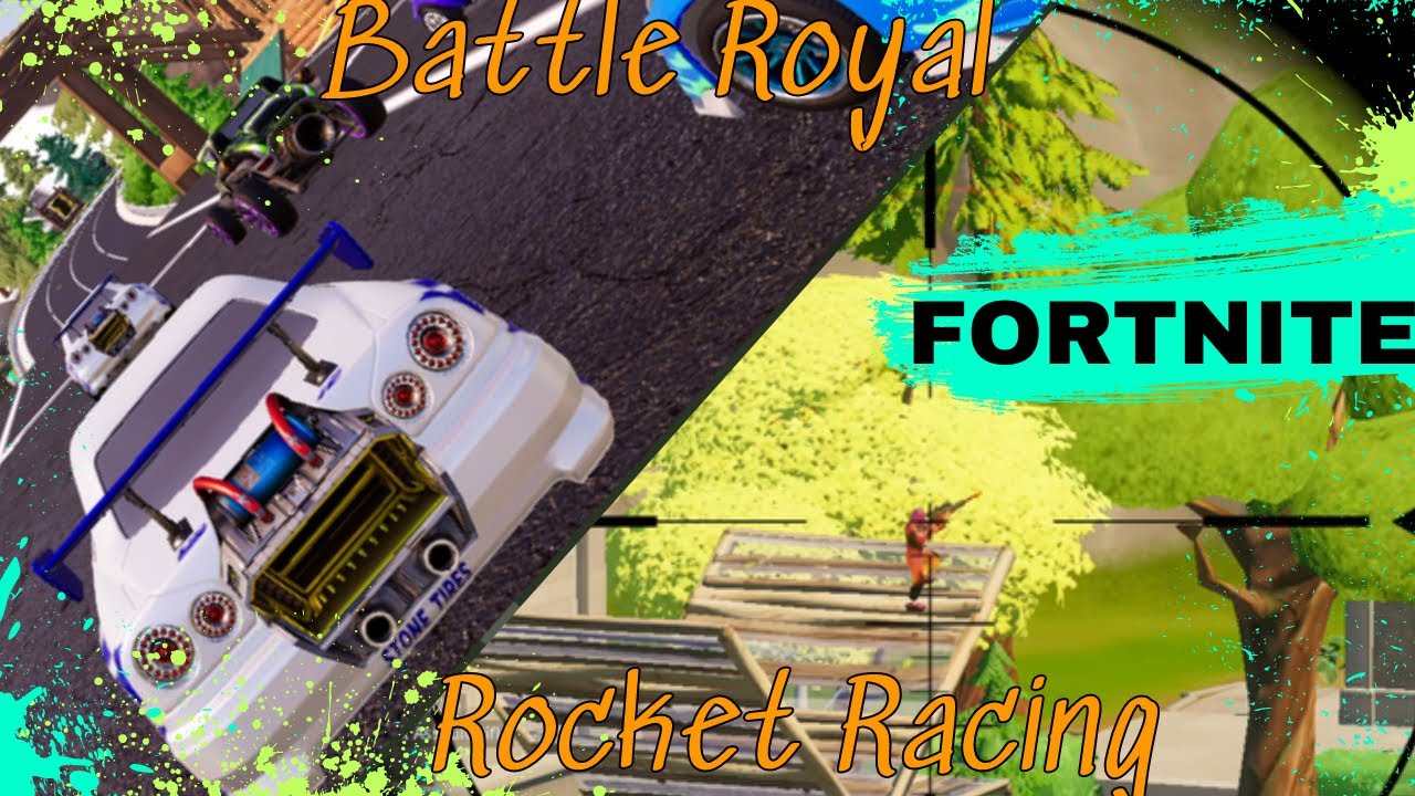 Rocket Racing and Battle Royal Gameplay - YouTube
