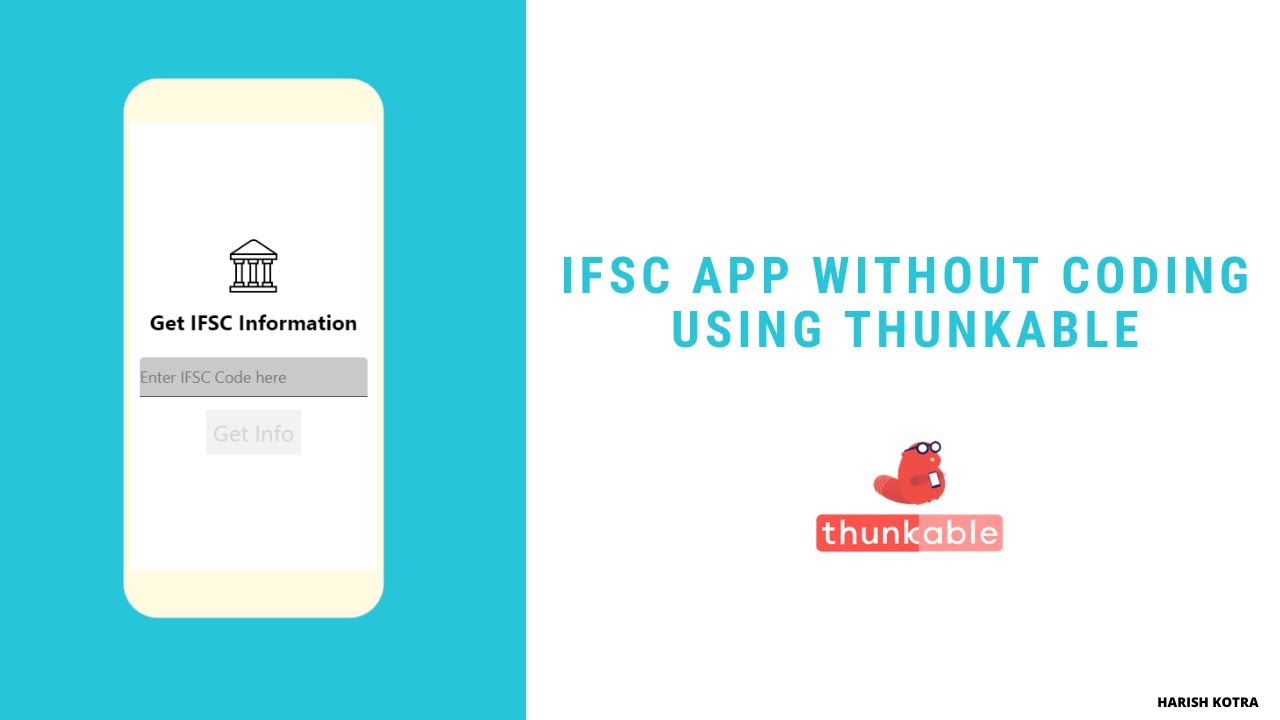 Create An App In Thunkable For Android Ios And Web No Code Tutorial Youtube