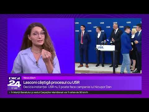 Elena Lasconi câștigă procesul cu USR: Partidul nu îi poate face campanie lui Nicușor Dan - YouTube