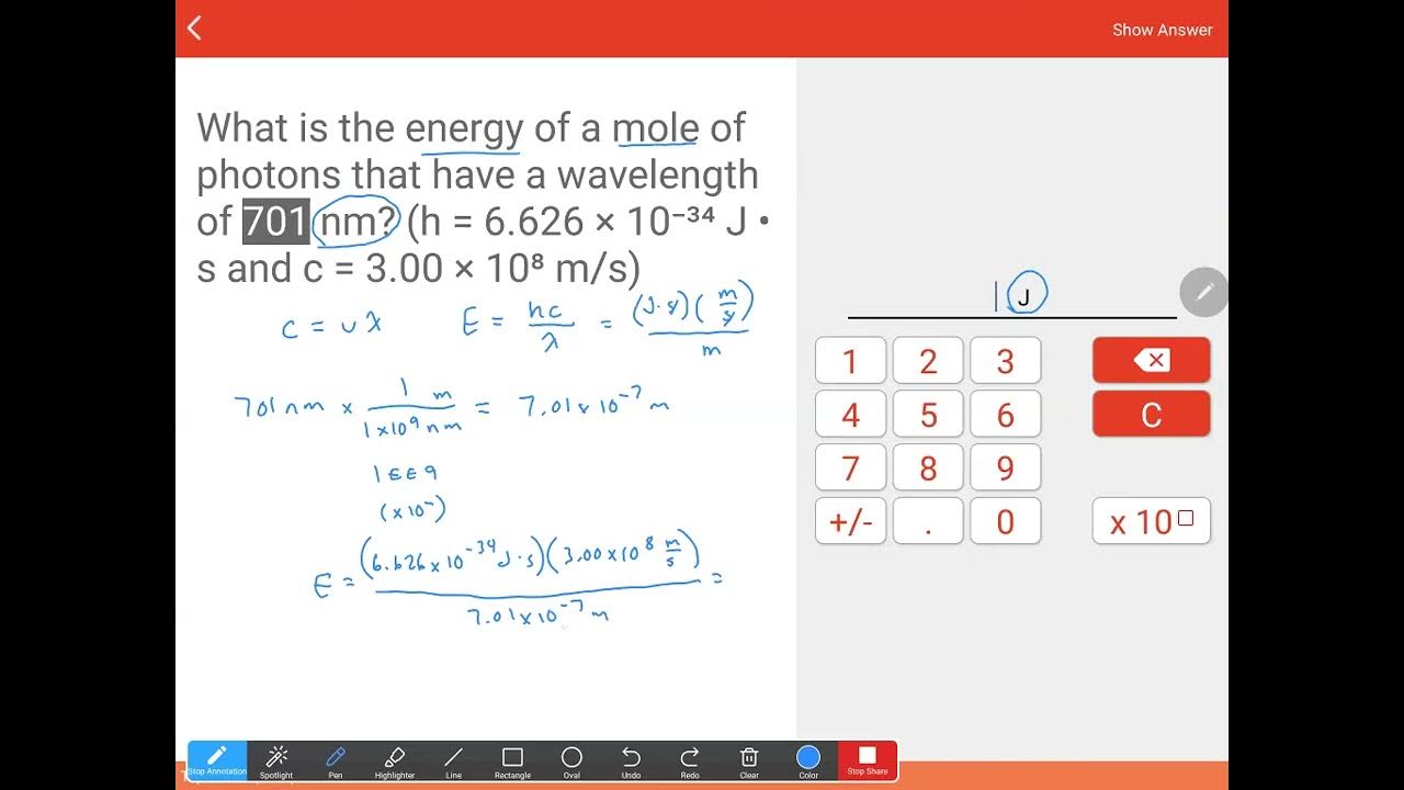 Solving Energy, Frequency, and Wavelength Relationship Questions - YouTube