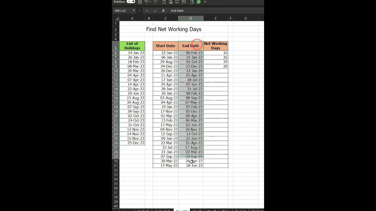 Counting Sheep Vs Counting Working Days Excel Knows The Difference Counting Sheep Vs Counting Working Days Excel Knows The Difference