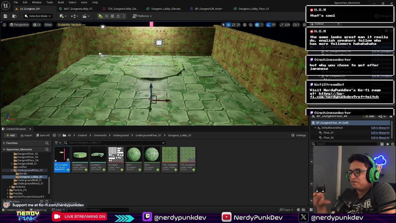 Unreal Engine/Blockbench/Crocotile3D/Aseprite - Game Dev - EP 36 Making a 2.5D pixel art game ...