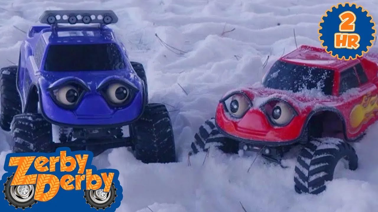 Snow Adventure with Racing Cars | Wheels of Winter Wonderland Special ...
