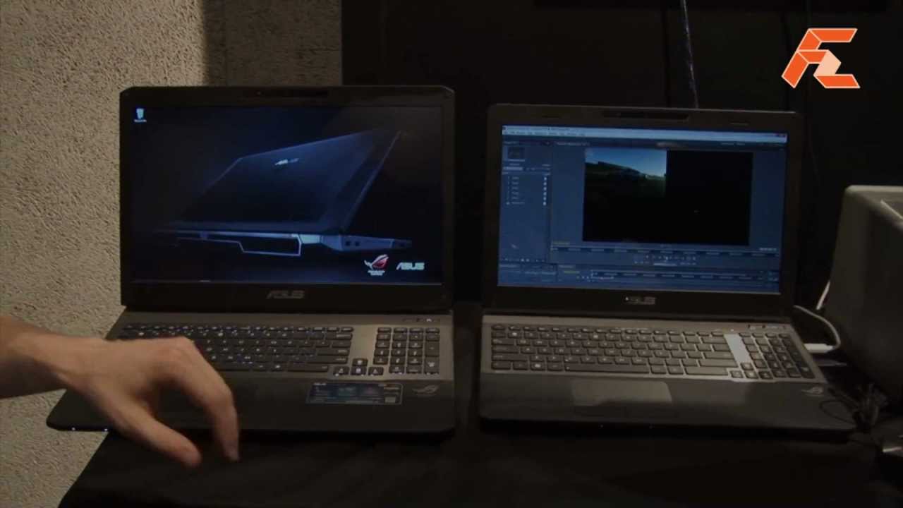 ASUS ROG G75 and G55 notebooks - Computex 2012 - YouTube