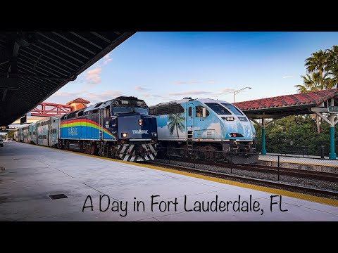 Railfanning in Fort Lauderdale, FL feat. Lots of Tri Rail, F40s, a GP49, Amtrak, FEC, & 2 ...