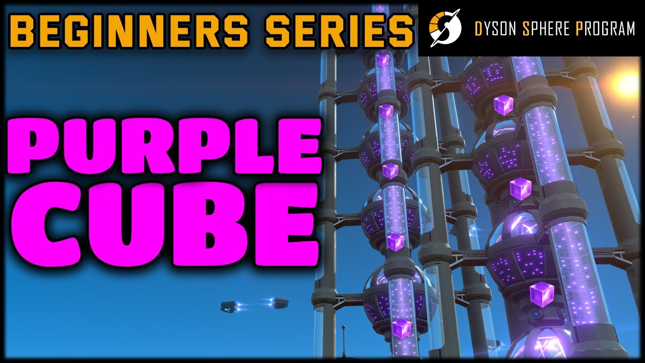 Purple Cubes production and logistic stations | Beginners guide series ...
