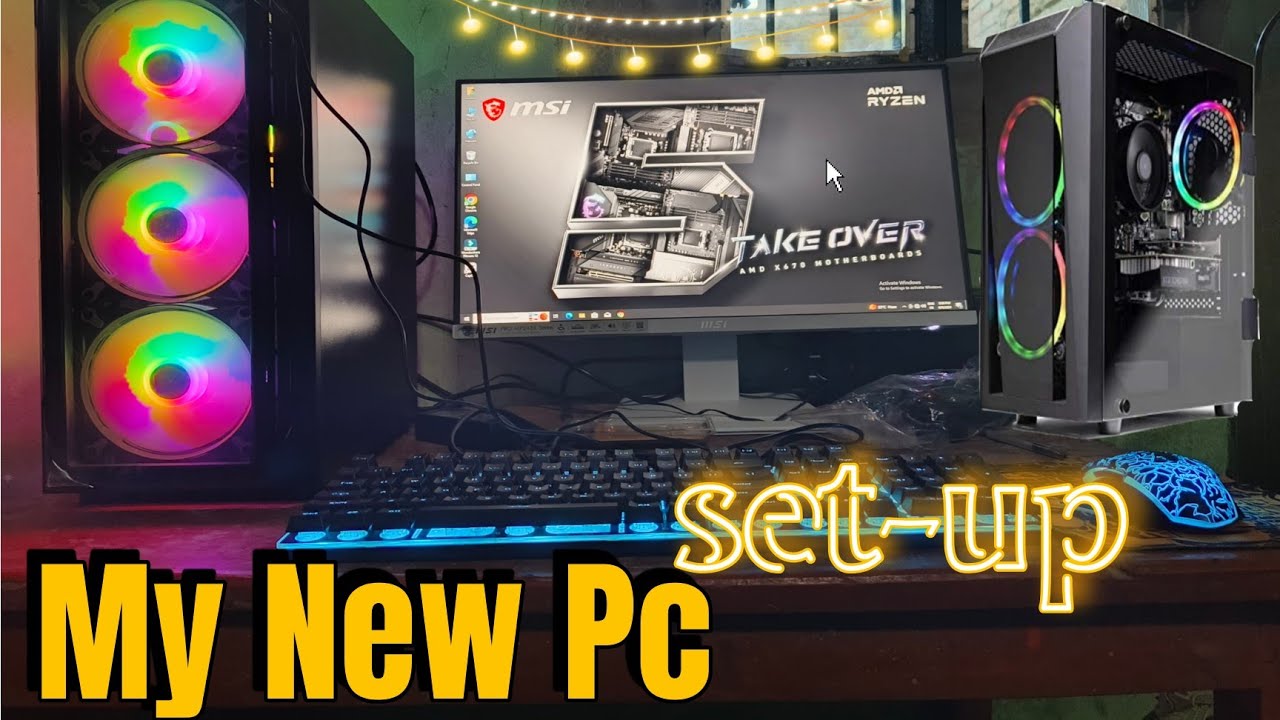 my New Pc Set-up 45000 thousand only play free fire 🔥 60fps 💪 99% ...