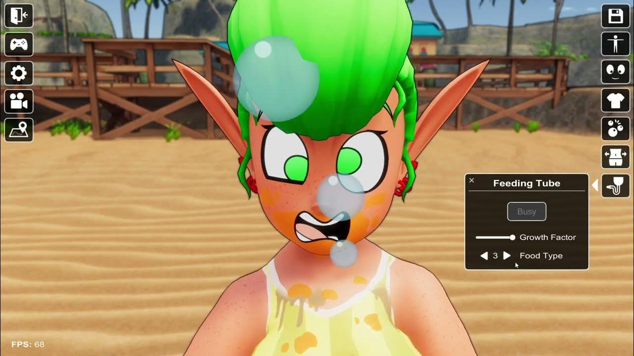 Blob Simulation Game (Round Shape - Beach Map) - YouTube