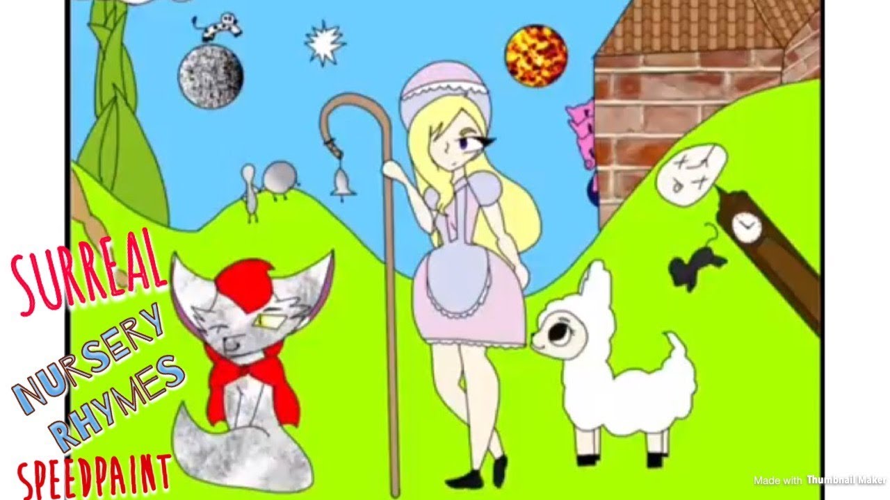 SURREAL NURSERY RHYMES || Speedpaint (School Project) - ibisPaint X - YouTube