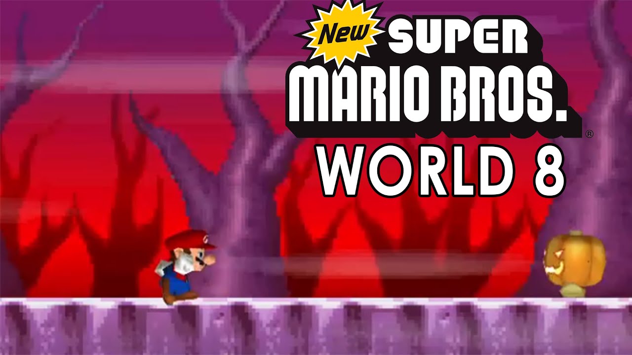 New Super Mario Bros DS World 8 FINAL HD - YouTube