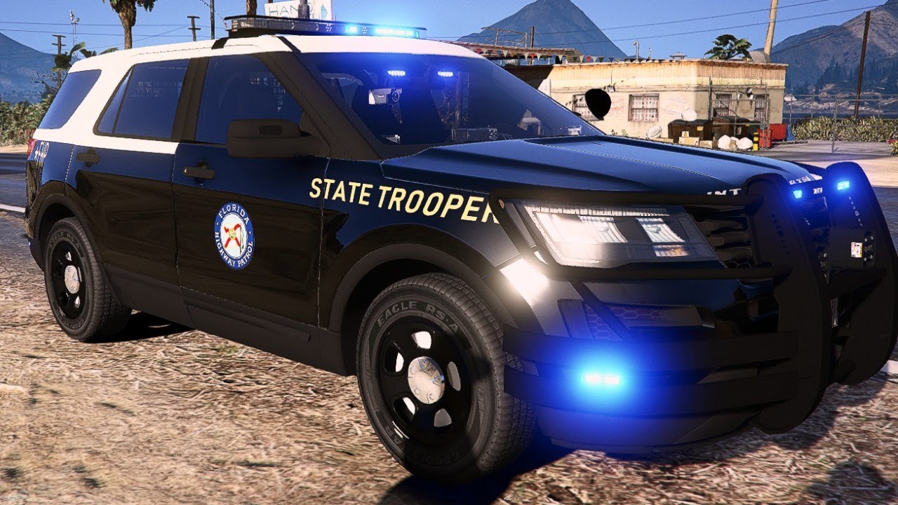 GTA5 LIVE PD - PATROL W/ REAL FHP TROOPER - 16 FORD FPIU - MCRP - YouTube