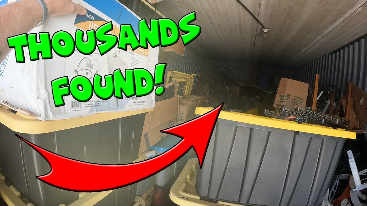 MASSIVE 10x24 ABANDONED STORAGE UNIT COMPLETELY PACKED! - YouTube