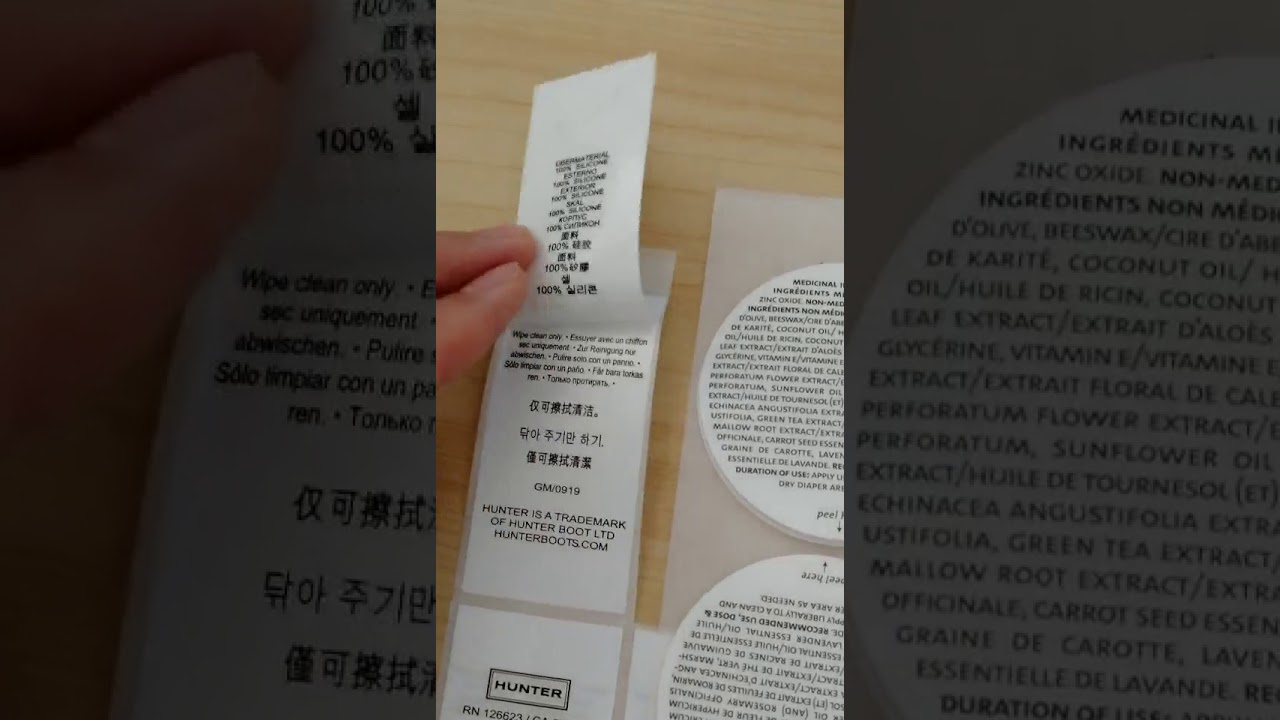 2 layers label, 2-layer sticker, sticker printing, peel and reveal ...