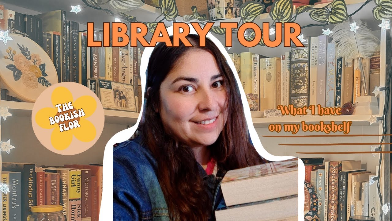 Library Tour, the books, the organization and the trinkets! - YouTube