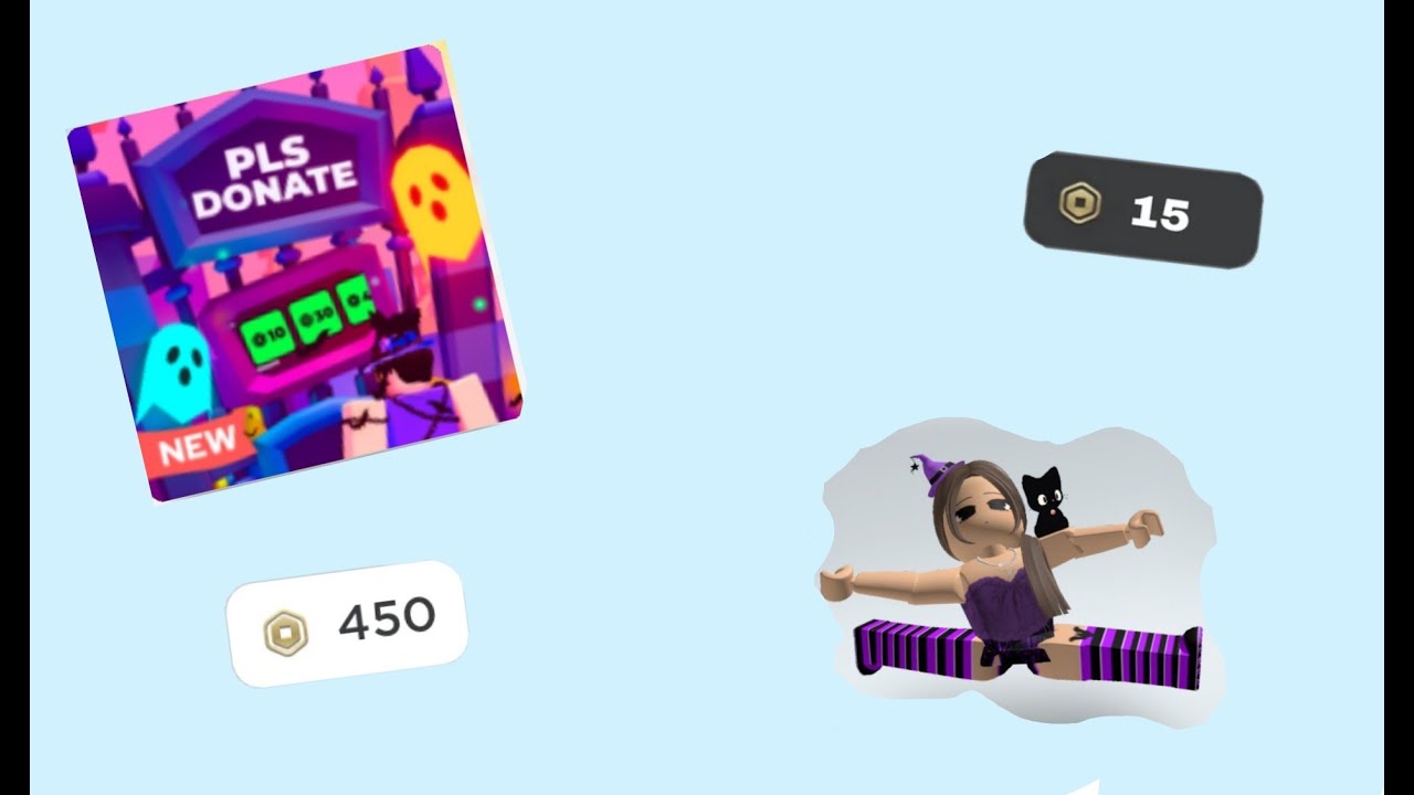 Donating Robux To Ppl In Pls Donate And If They Say Ty I Donate Them ...