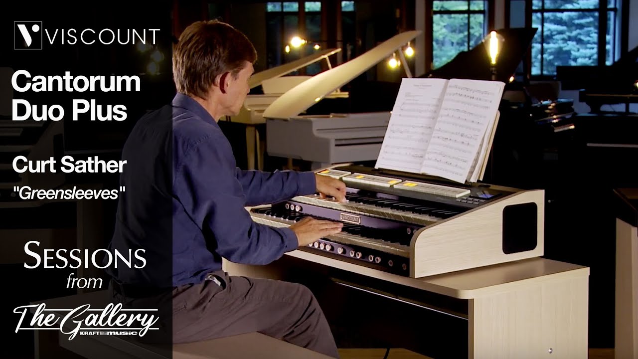 Curt Sather plays "Greensleeves" on the Viscount Cantorum Duo Plus ...