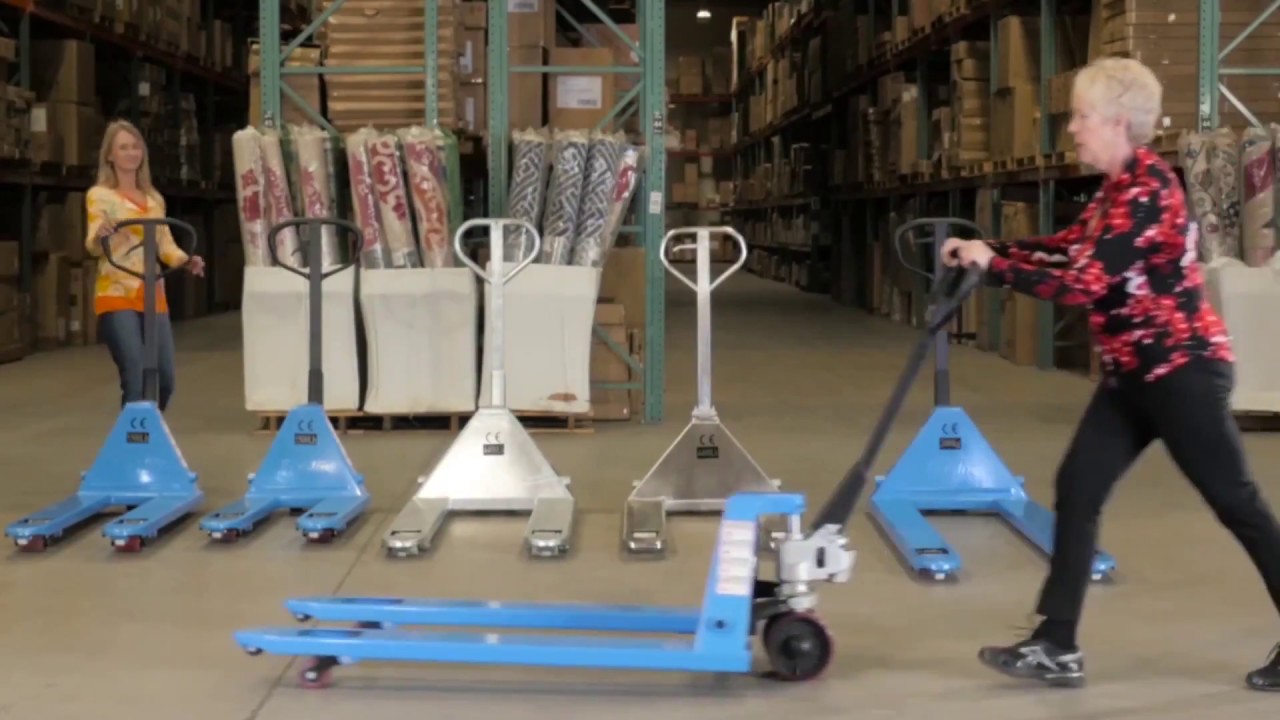 Eoslift Pallet Jack @ Handtrucks2go - YouTube