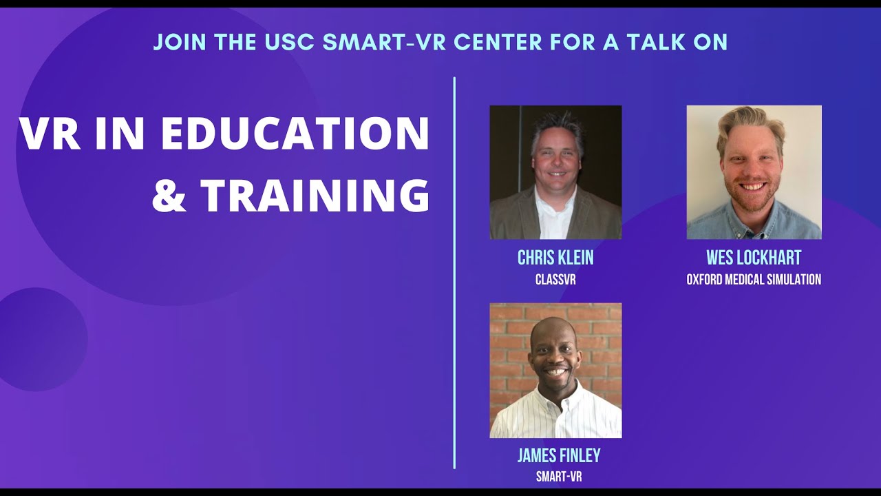 SMART-VR Talk: VR in Education & Training - YouTube