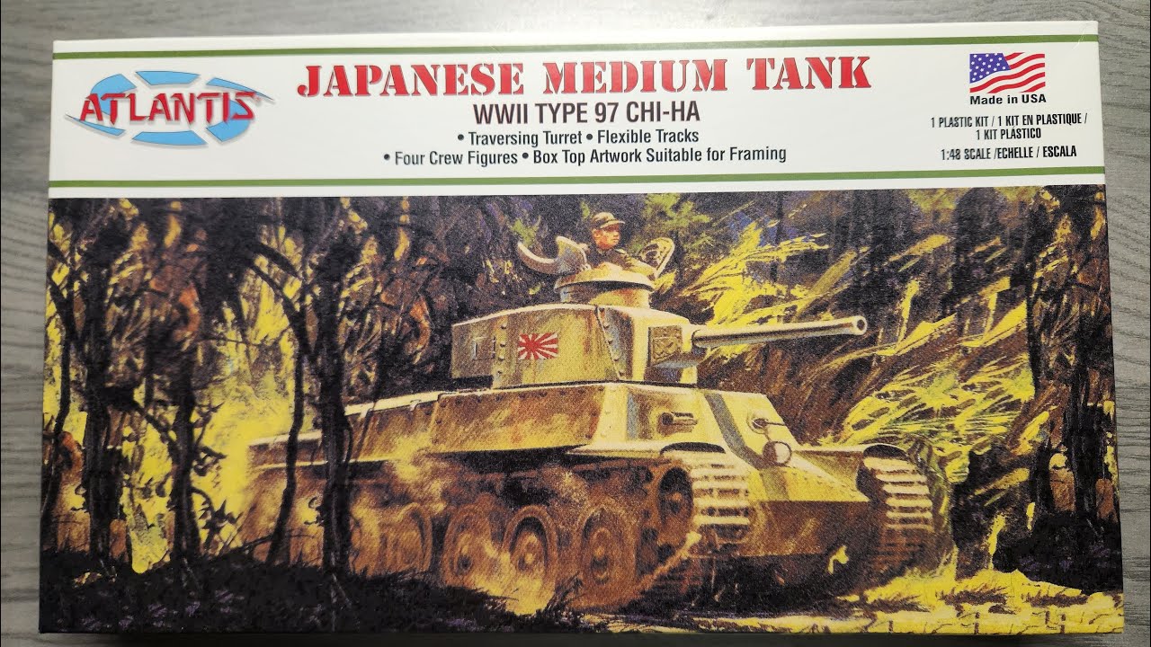 Atlantis Type 97 Chi-Ha - Part 1 Unboxing - YouTube