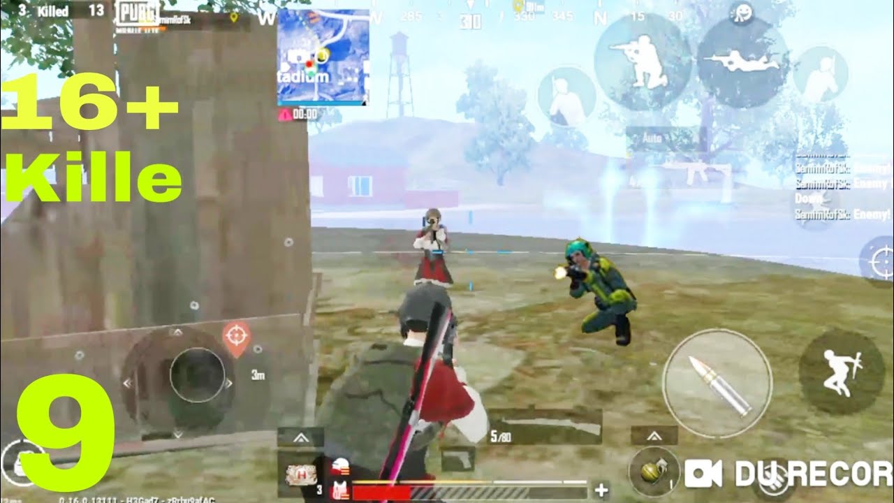 #pubglite😭Pubg mobile lite 16 kills👍🙏💞 AMAZING CHICKEN DINNER SOLO VS M416+kar99k Solonl - YouTube