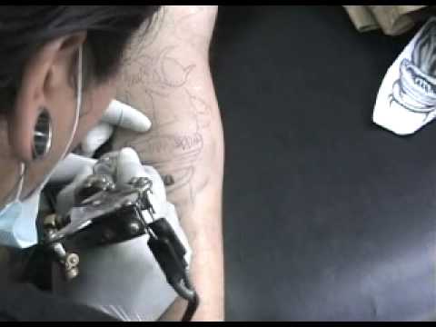 Evil Entourage Tattoo Session - YouTube