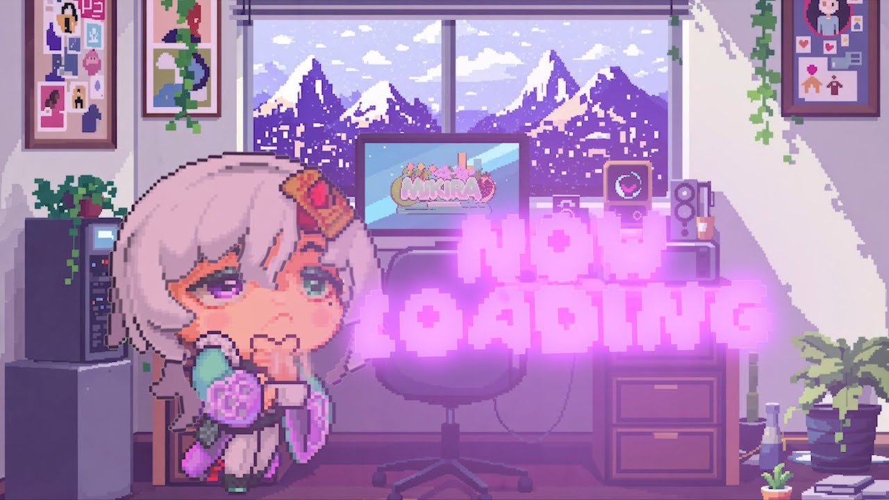 Mikira 😈🥝 Vtuber Pixel Art Loading Screen - YouTube