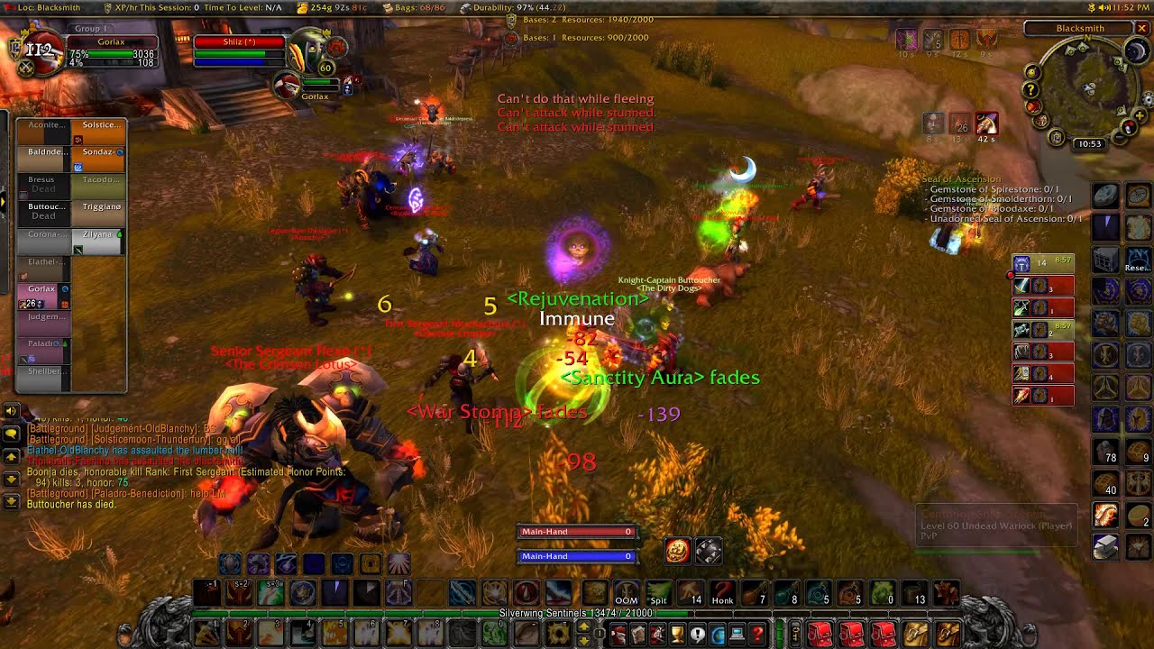 Reck Pally Dumpstering Warlock and Druid - YouTube