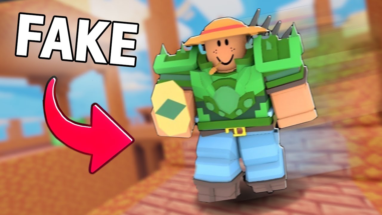 I disguised using FAKE ARMOR in Roblox Bedwars - YouTube