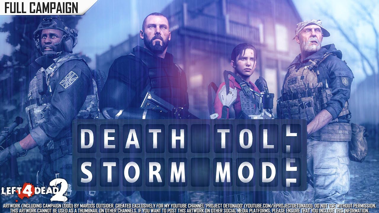 Left 4 Dead 2: Death Toll Storm Mode | Rating ⭐⭐⭐⭐⭐ 4K 60fps - YouTube
