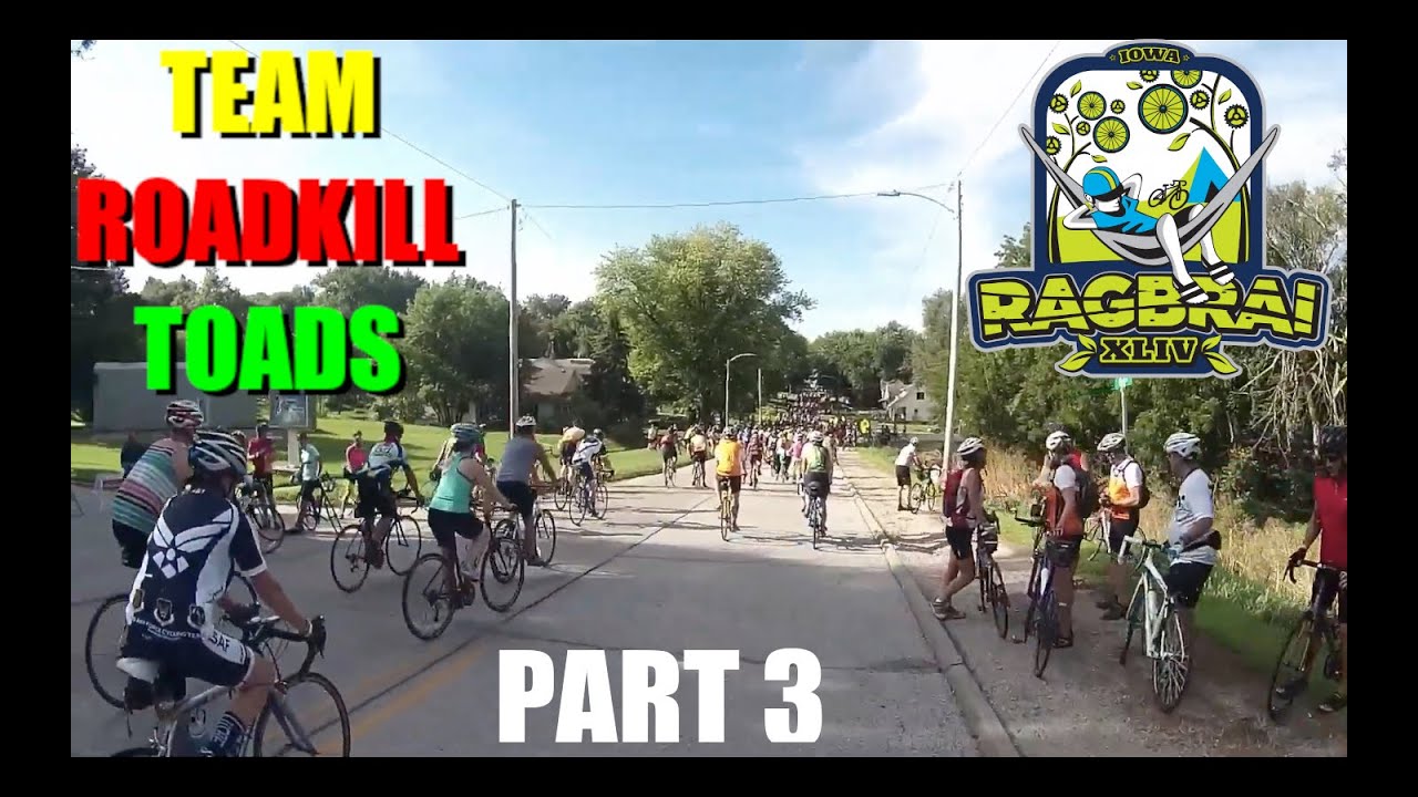 RAGBRAI 2016 Day 1, Part 3 with Team Roadkill Toads | Stayin' In State! - YouTube
