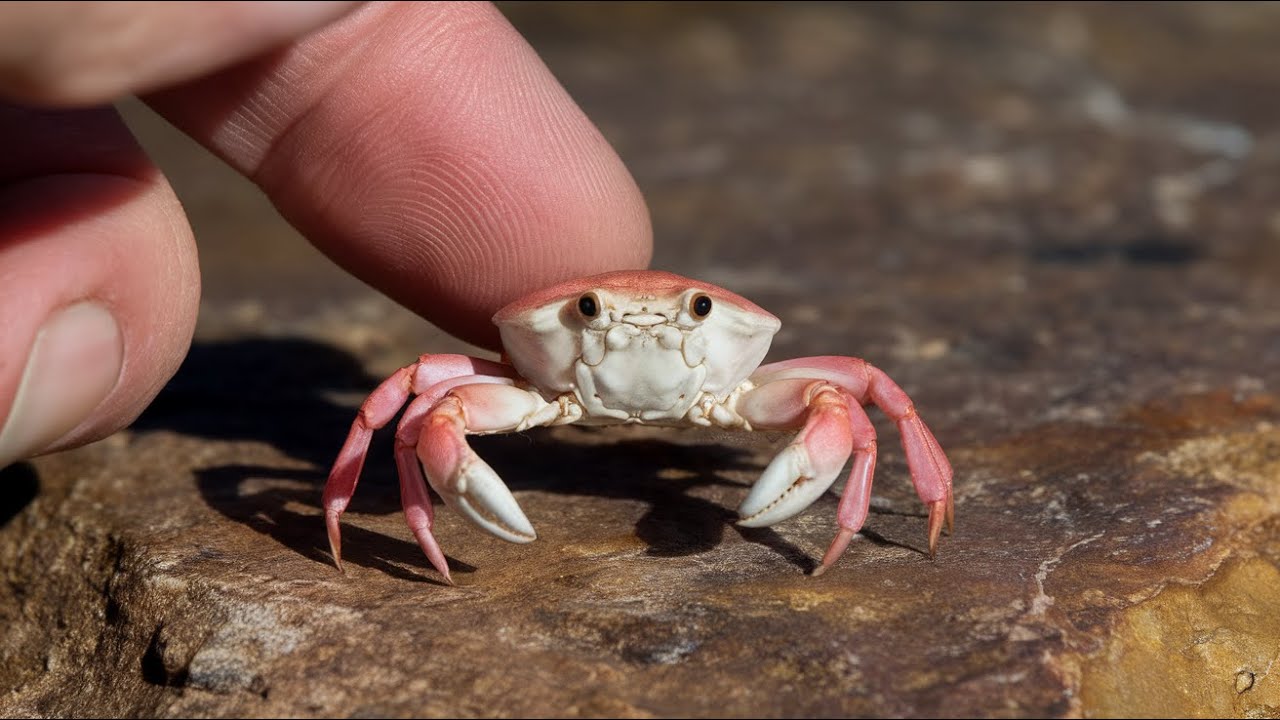 Surprising Facts About Pink Land Crabs - YouTube