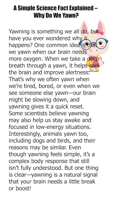 English Listening Practice: A Simple Science Fact Explained – Why Do We ...