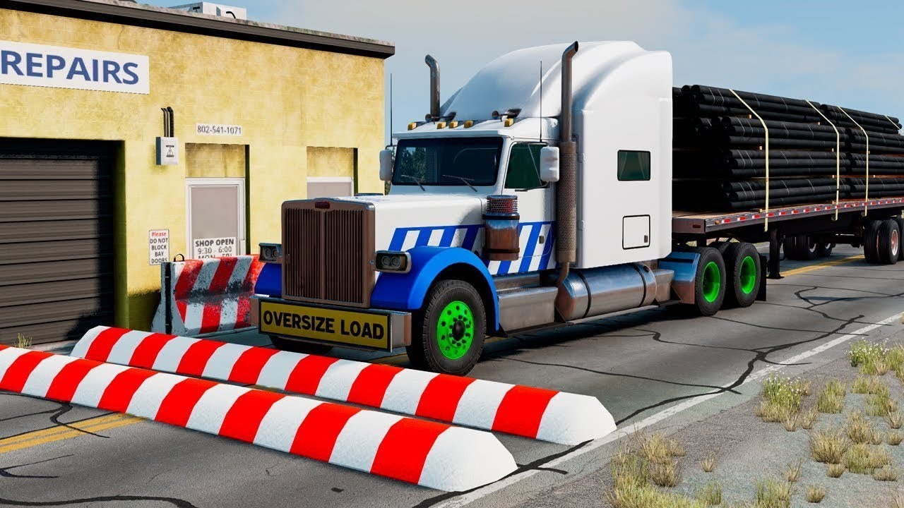 Trucks Vs Speed Bumps In BeamNG.Drive | Man Trucks Vs Speed Bumps ...