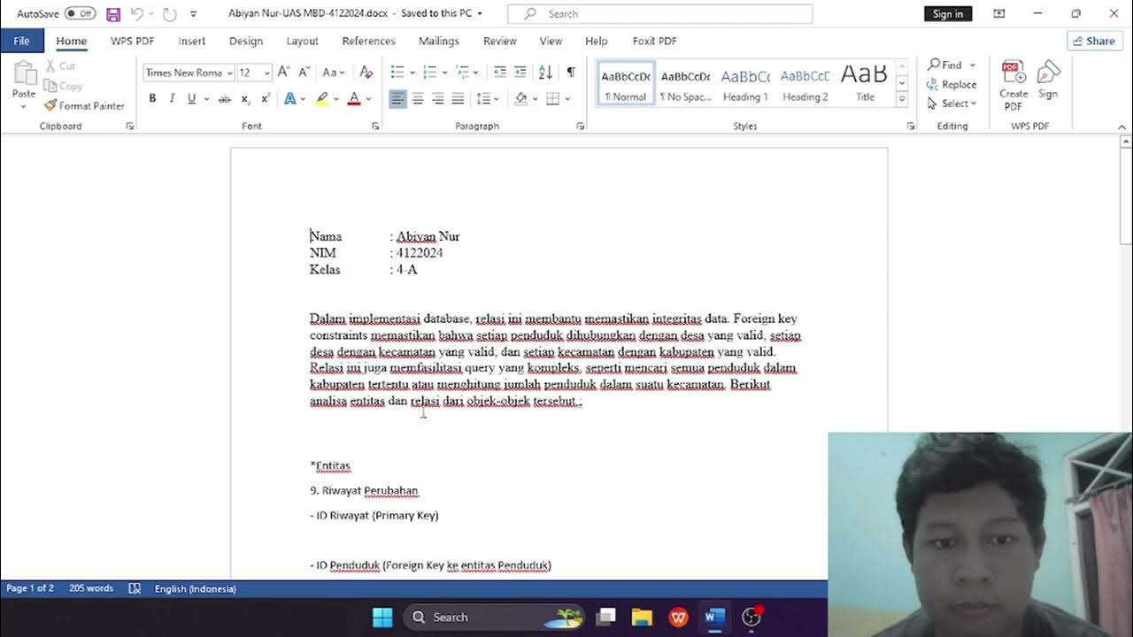 UAS MBD - Abiyan Nur - 4122024 - YouTube