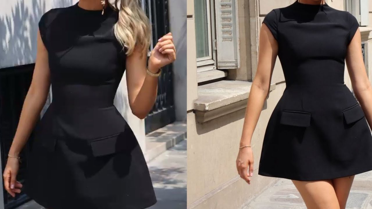 [DETAILED] HOW TO : DRAFT THE PATTERN FOR THIS STYLISH A LINE DRESS ...