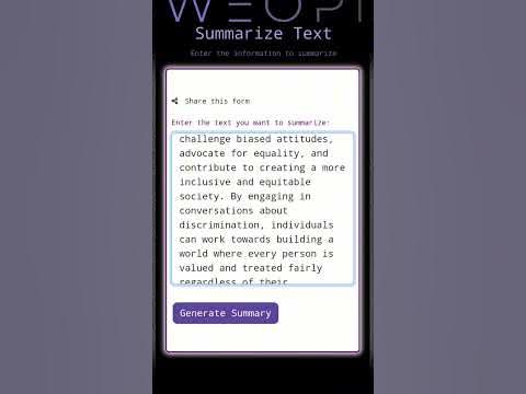 Save time and read less using the text summarizer of weopi.com 💻📖. #studyhacks #studenthacks ...