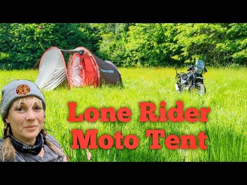 Trying the Lone Rider Moto Tent - The Viral tent with a garage! - YouTube