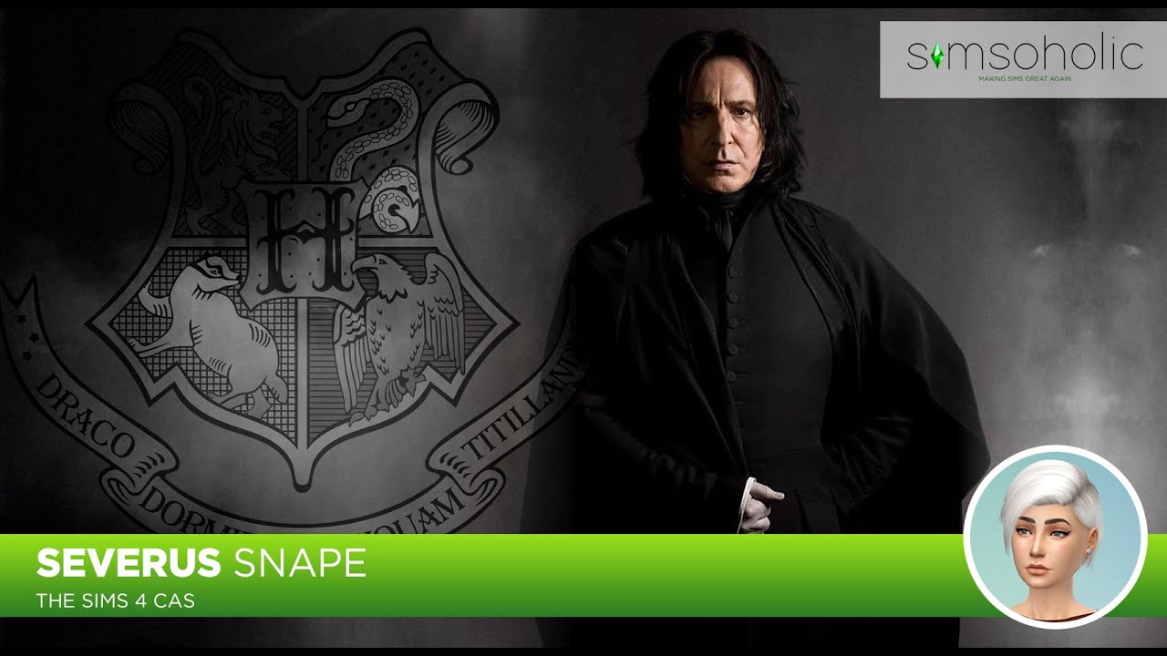 Северус Снейп// Severus Snape The Sims 4 CAS - YouTube