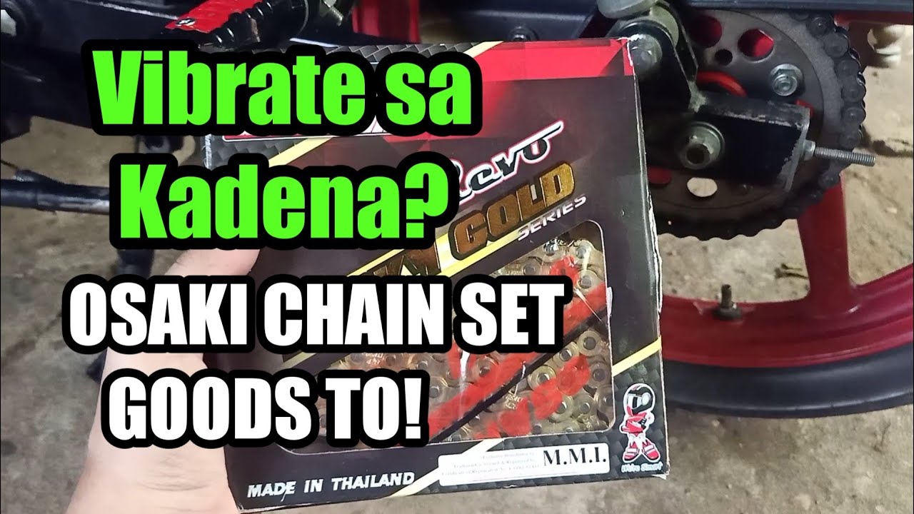 [ OSAKI ] RAIDER J FI CHAIN SET INSTALLATION - YouTube